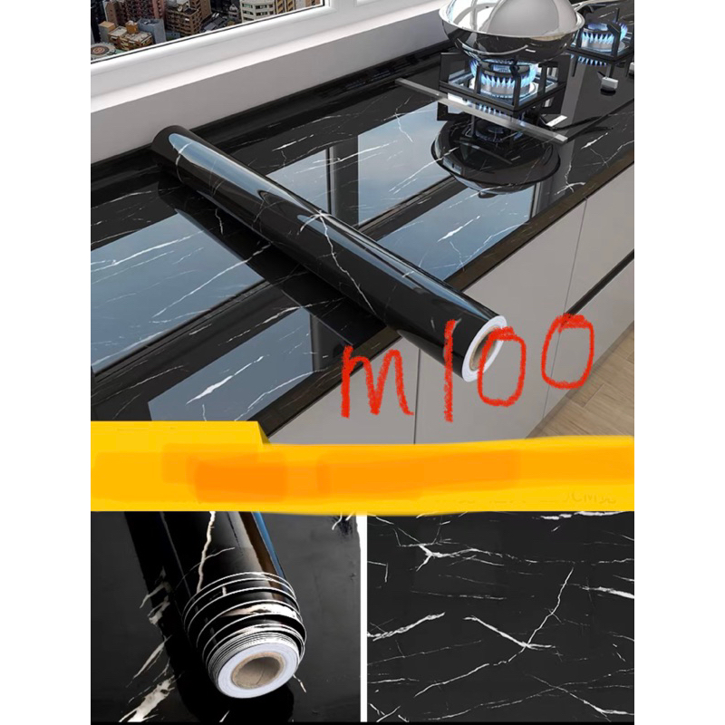 (Free pos) 120cm BIG marble sticker PVC LARGE wallpaper waterproof ...