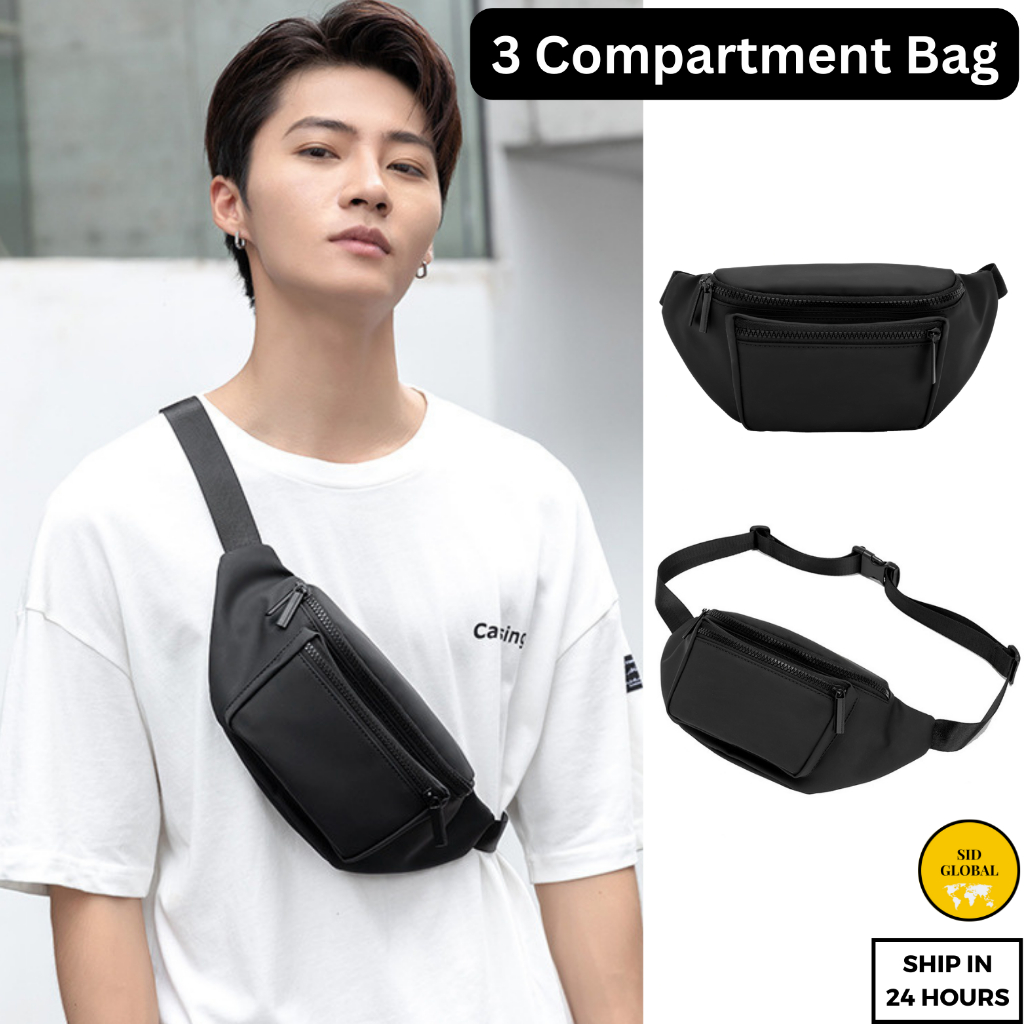 Sling Bag Beg Silang Lelaki Men Pouch Waist Bag Chest Bag Messenger Bag ...