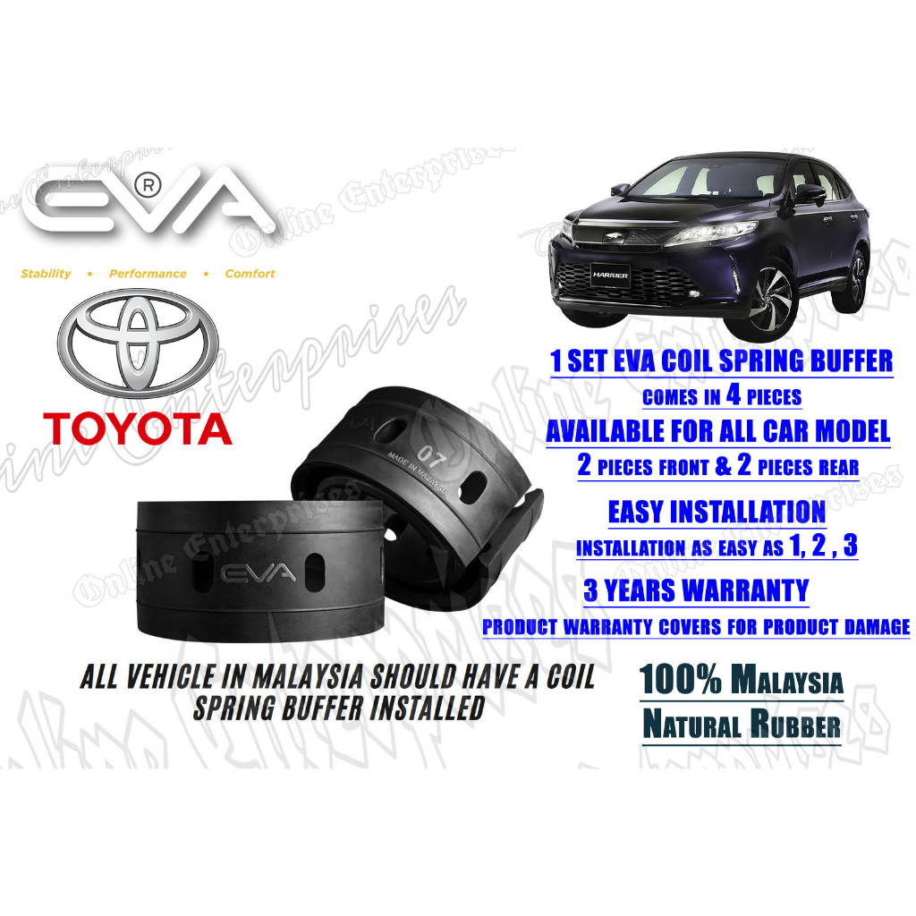 EVA Coil Spring Buffer TOYOTA HARRIER ZSU60 NEW Cushion Buffer Spring ...