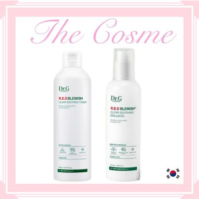 [READY STOCK] DR.G RED Blemish Clear Soothing Toner 200ml / Emulsion ...