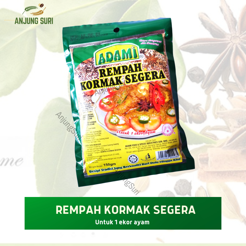 Adami Rempah Masakan Soto Muar Bubur Lambuk Kuah Kacang Pes Mi Bandung ...