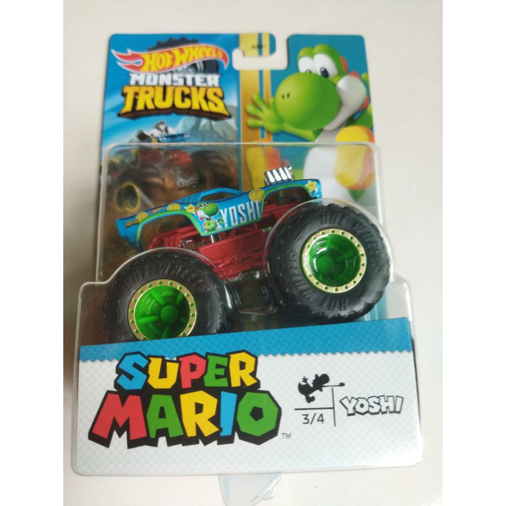 Hot Wheels Monster Trucks Super Mario Yoshi | Shopee Malaysia