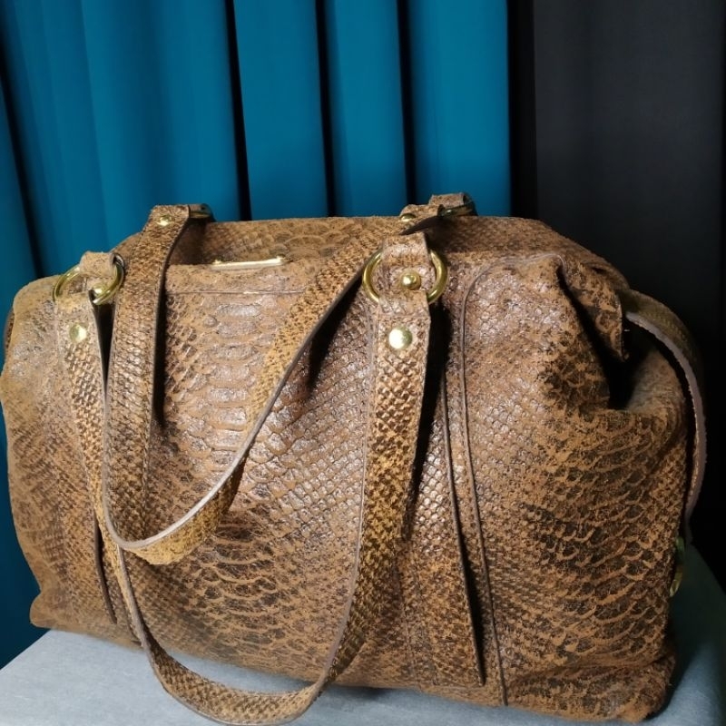 MICHAEL KORS Genuine Snakeskin Handbag | Shopee Malaysia