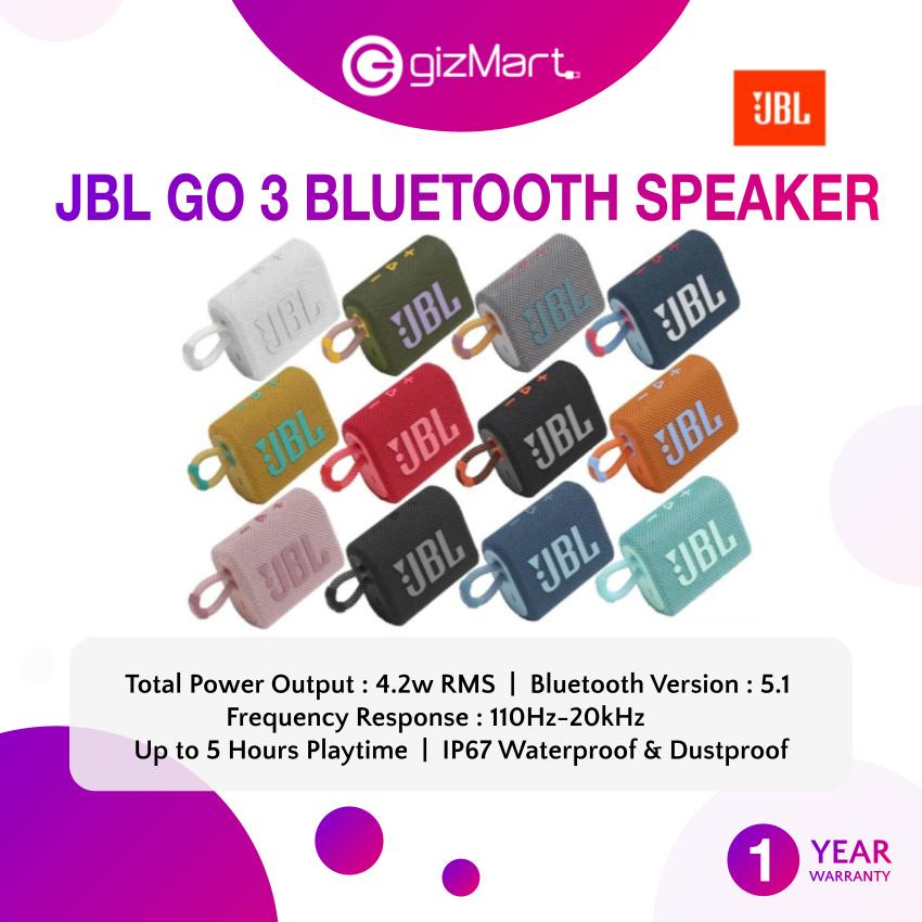 JBL Go 3 / Go 4 Portable Speaker with Bluetooth Built-in Battery JBL ...