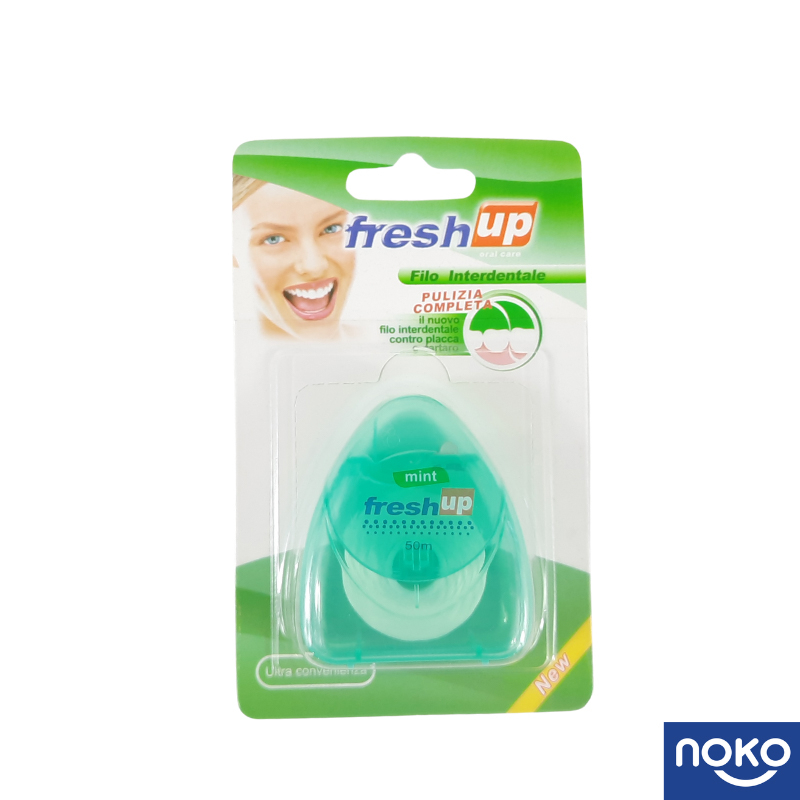 NOKO Fresh Up Dental Floss Mint (50m) | Shopee Malaysia