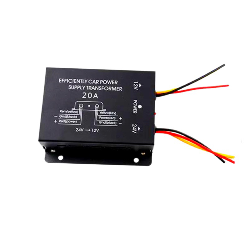 (10A|15A|20A|30A|40A|60A) 24V To 12V Car Power Buck / Car Power Supply / Transformer Converter ...