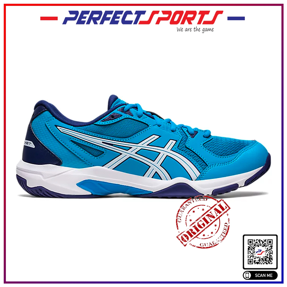ASICS GEL-ROCKET 10 WIDE Island Blue/White Indoor Shoe (NO RETURN ...