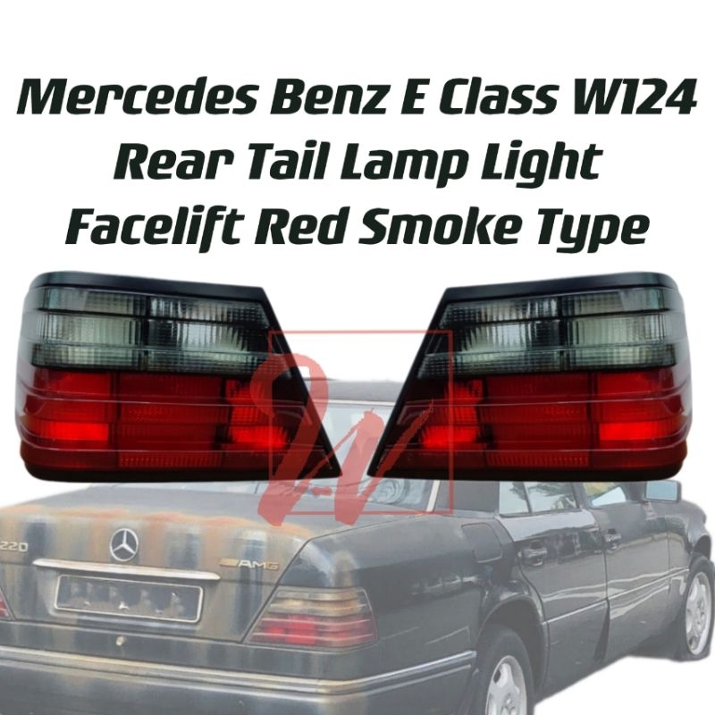 DEPO Mercedes Benz E Class W124 Facelift Red Smoke Rear Tail Lamp ...