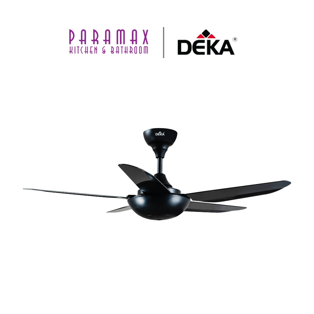Deka BABY S 46" 5 Blades Ceiling Fan - Matt Black / White | Shopee Malaysia