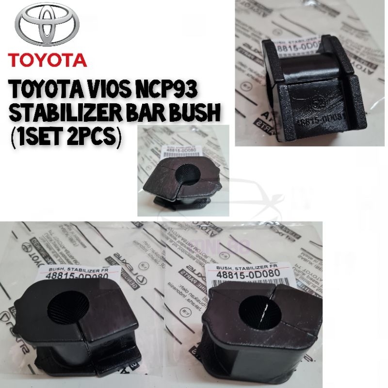 48815-0D080 TOYOTA VIOS NCP93 FRONT STABILIZER BAR BUSH HOLE 23MM ...