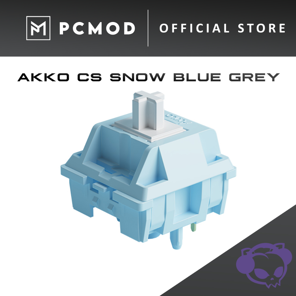 AKKO CS Snow Blue Gray Switch | Linear Switch | PCMOD x KEYMOD | Shopee ...