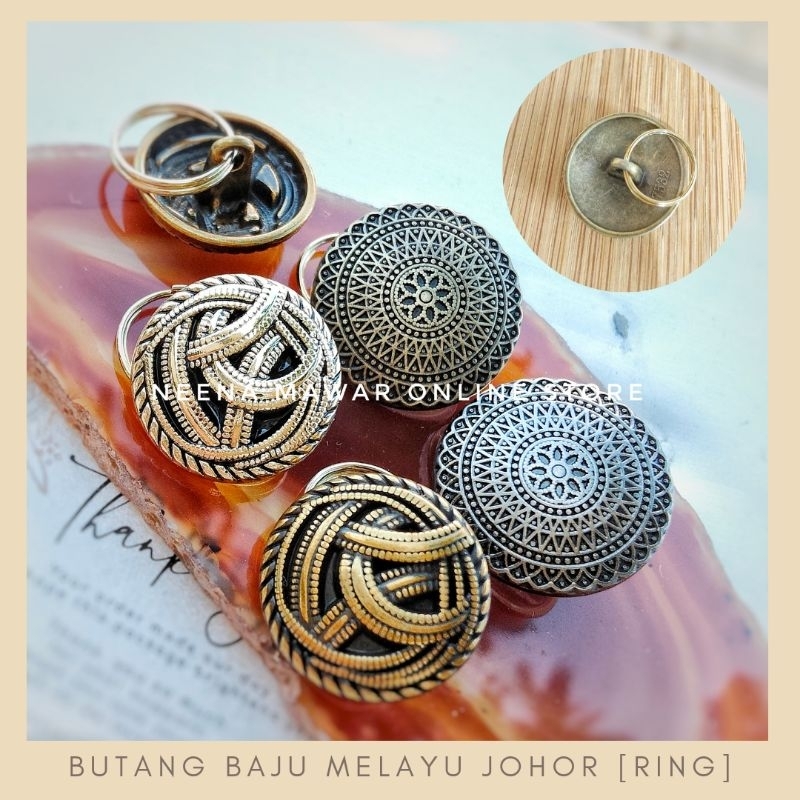 [1PC] Butang Baju Melayu Teluk Belanga | Butang Baju Melayu Johor ...