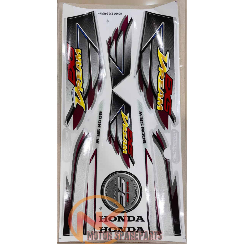 Ex5 Dream [SE] (4) Stripe set (SILVER)/ Sticker body set (SILVER) 100% ...