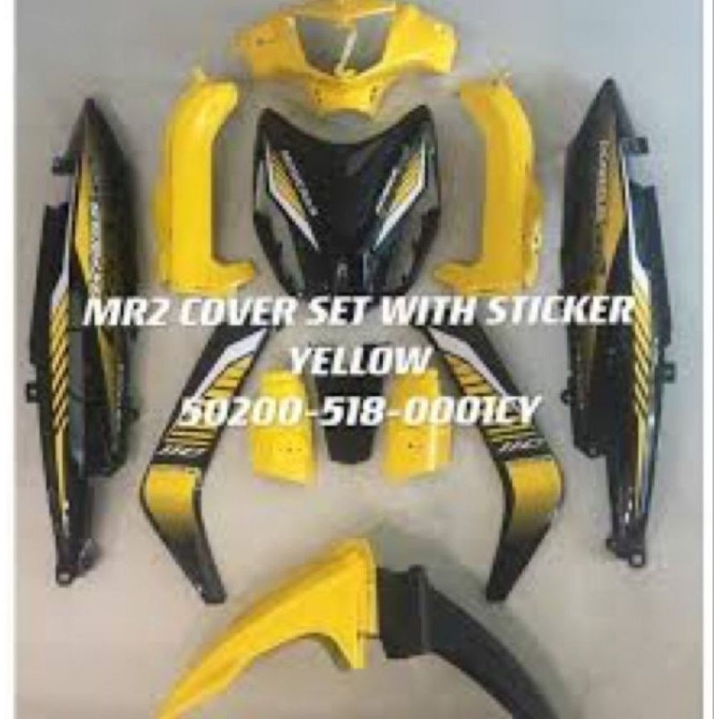 MODENAS MR2 COVER SET ORIGINAL WITH STICKER | Shopee Malaysia