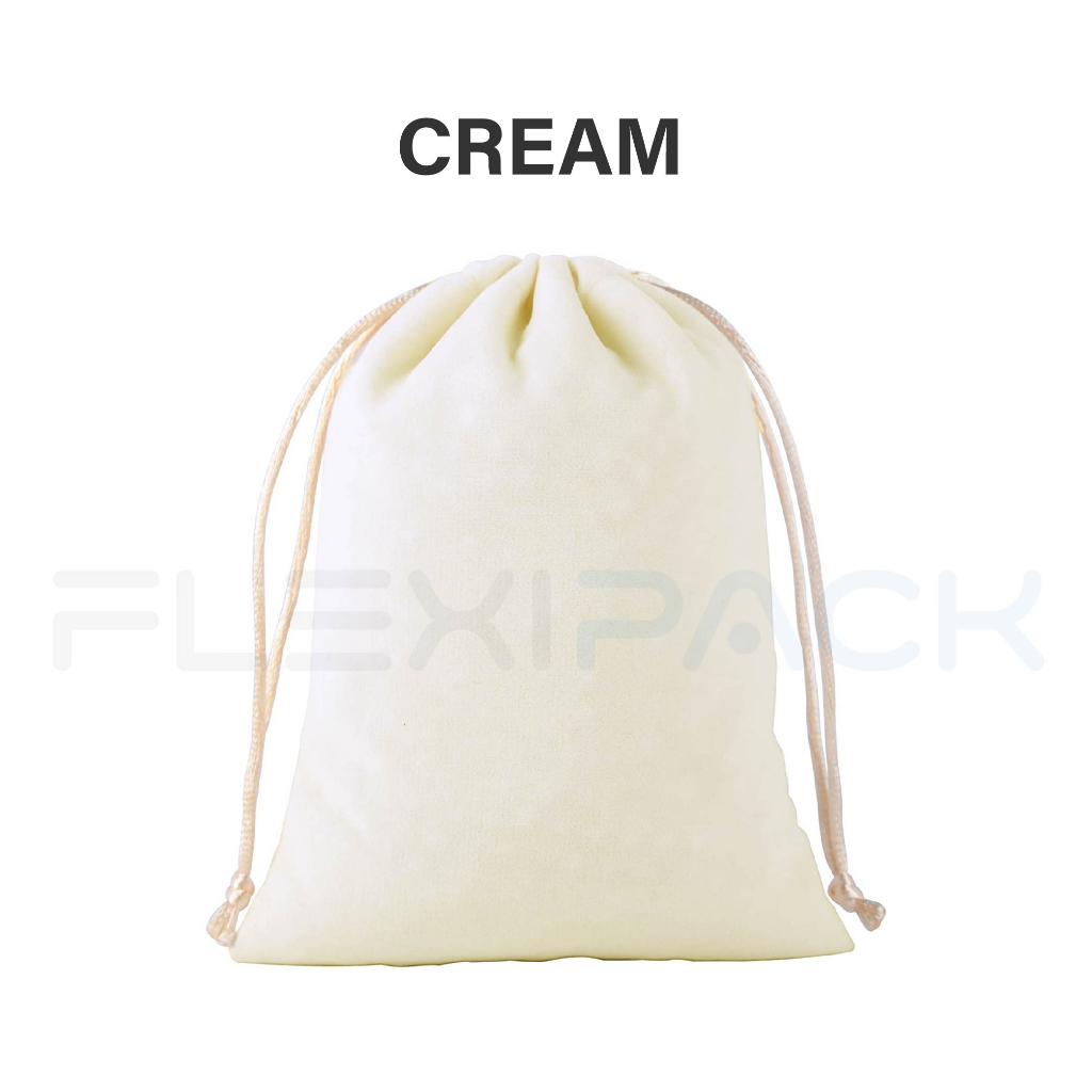 Velvet Beg Uncang Doorgift Organza Pouch Bag Mini Drawstring High ...