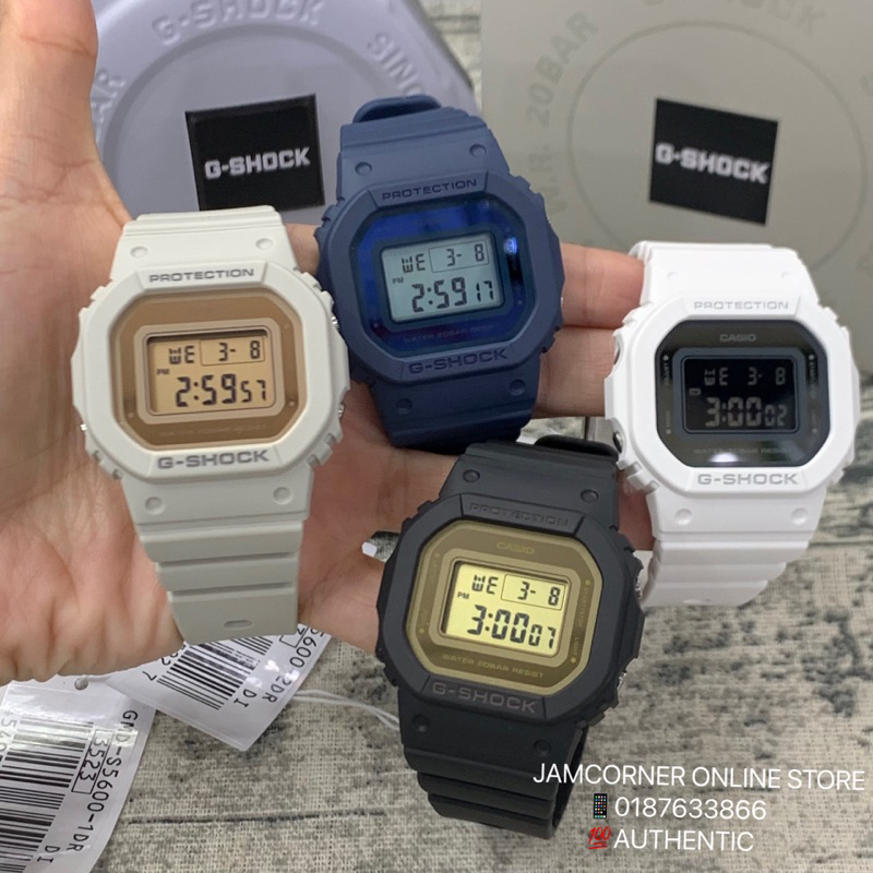 100% ORIGINAL CASIO G-SHOCK WOMEN/UNISEX GMD-S5600-1/GMD-S5600-8/GMD ...