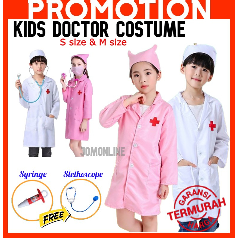 ~Ship From KL~ Baju Doktor Doctor Costume Kids Toys Doctor Stethoscope ...