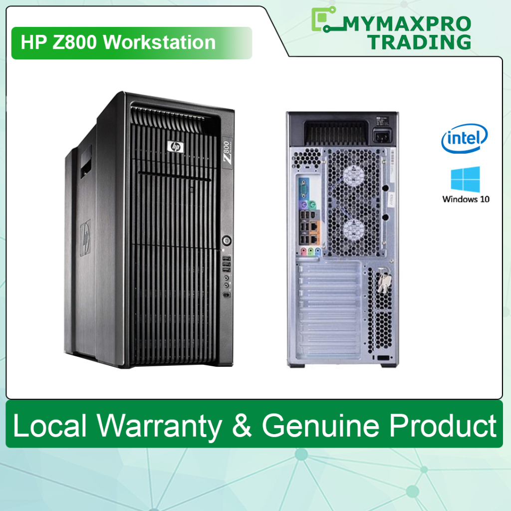 HP Z800 Workstation Intel Xeon W3670 / 32GB RAM / 240GB SSD / 1TB HDD / ATI R5 240 1GB / Win 10 ...