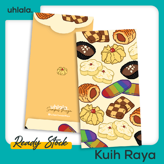 Uhlala Kuih Raya 5pcs Money Packet / Sampul Duit Raya | Shopee Malaysia