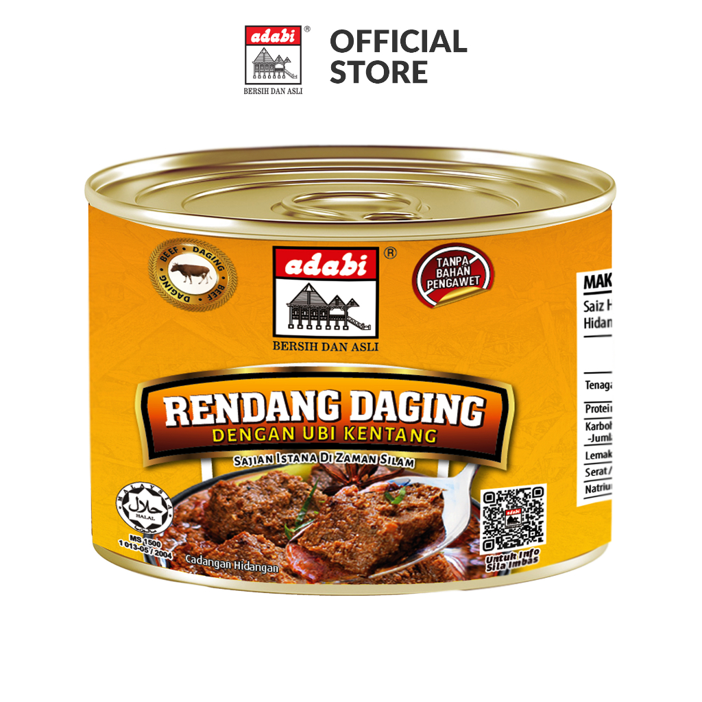ADABI Rendang Daging 160g | Shopee Malaysia