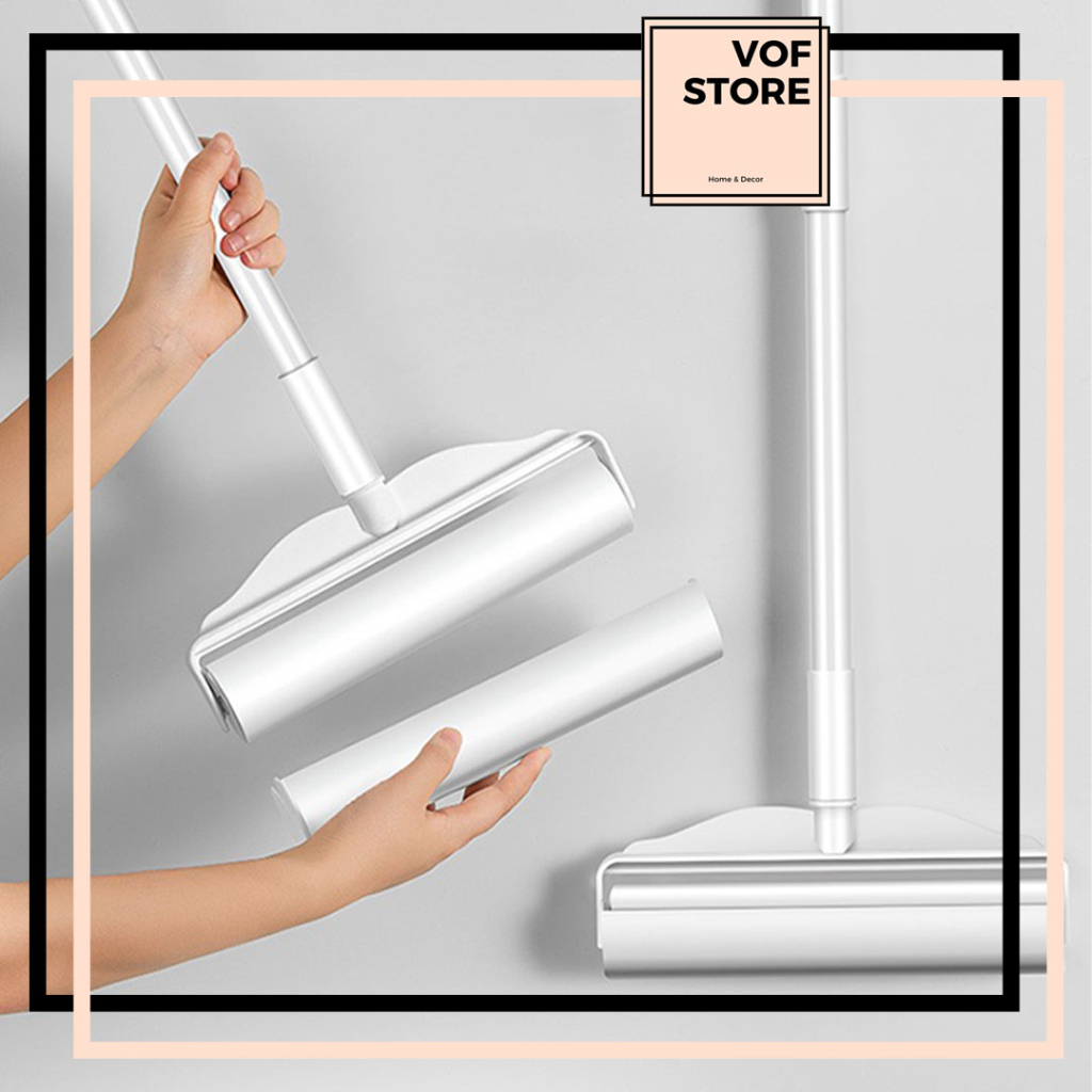 STICKY LINT ROLLER DETACHABLE DUST HAIR PET FUR REMOVER BULU BAJU COVER ...