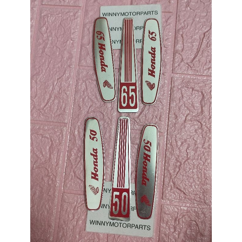 HONDA C50 C65 EMBLEM 3PCS SET STICKER | Shopee Malaysia