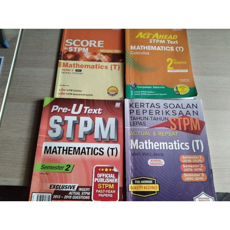 STPM Maths(T) Text books | Shopee Malaysia