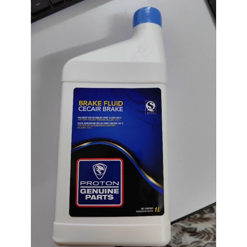 GENUINE PROTON BRAKE FLUID BRAKE OIL 1LITRE DOT4 | Shopee Malaysia