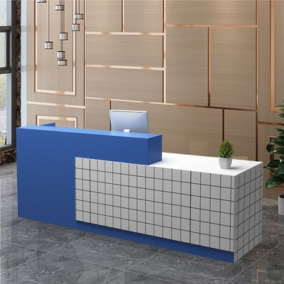 Modern Simple Checkered Bar Counter Receiption Counter Cashier Counter ...