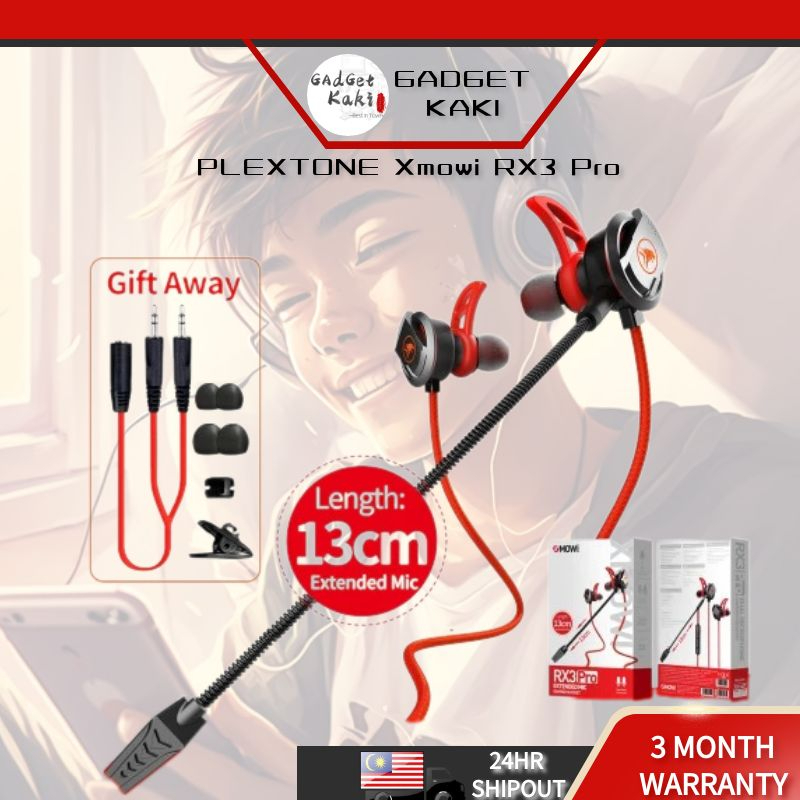 Plextone xMowi Rx3 Pro Gaming Headset w/Mic 7.1 Surround Low Latency ...