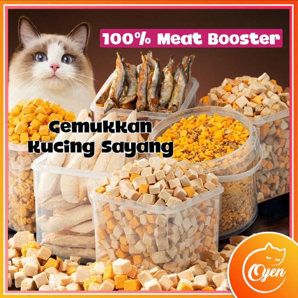 WHOLESALE PRICE 500g Booster Gemuk Kucing Freeze Dried For Pet Untuk ...