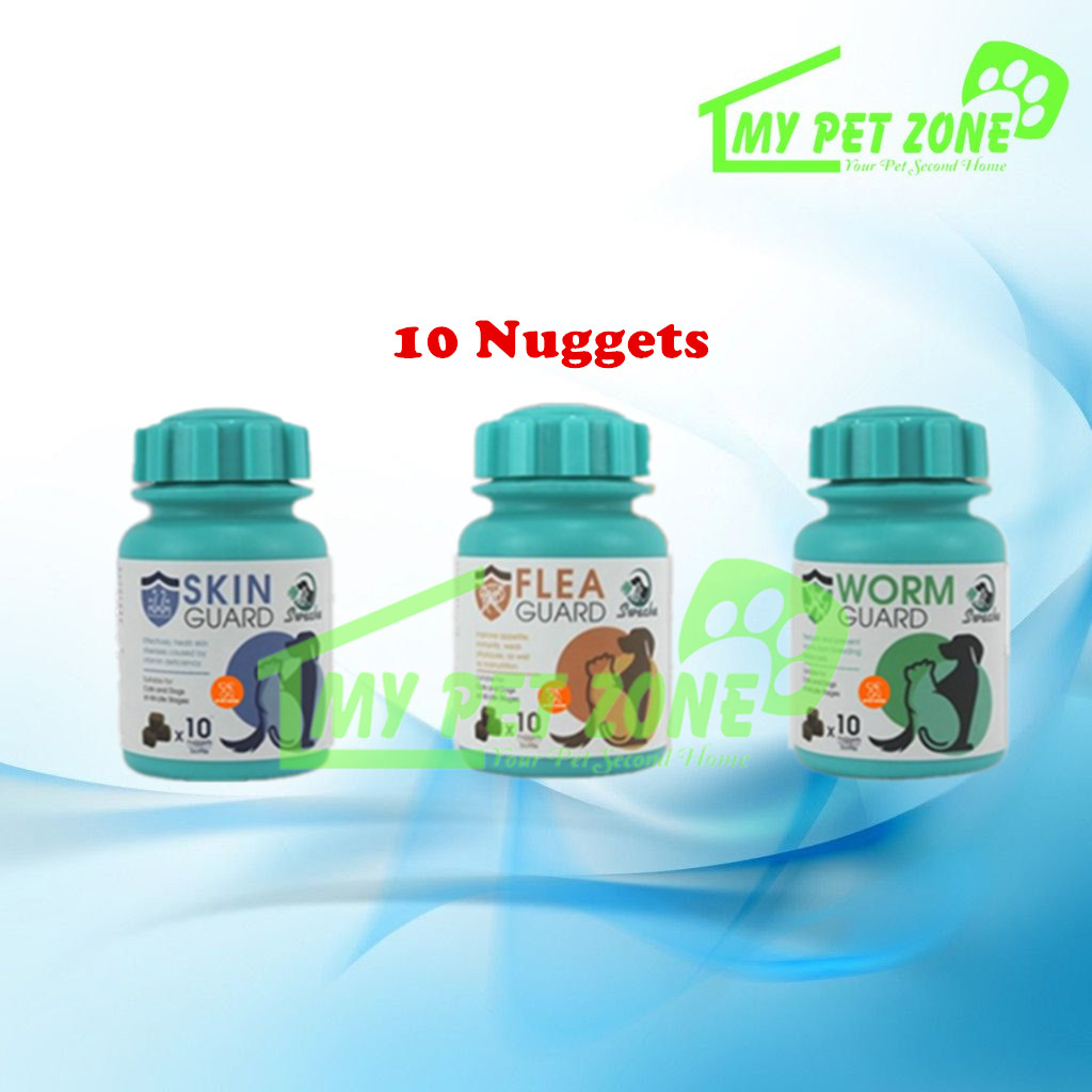 Swache Flea Guard Worm Guard Skin Guard / Vitamin Pet Supplement (10 ...