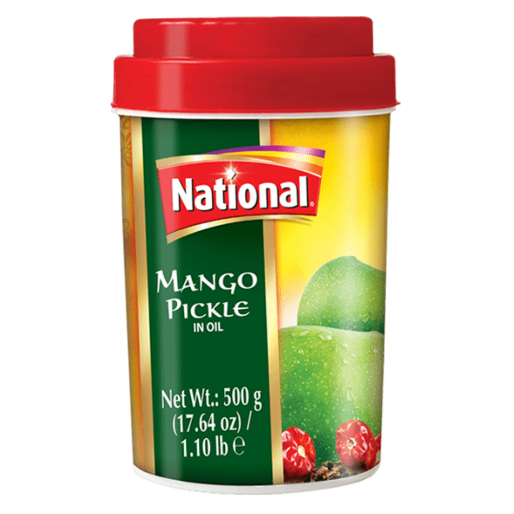 National Achar Fresh Mango Pickel in Mustard Oil, 1kg (Assorted ...