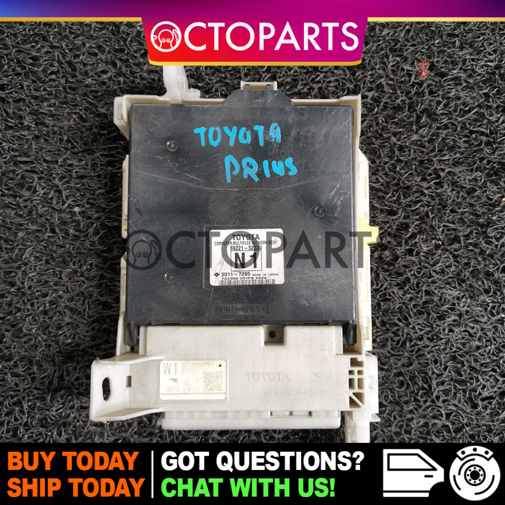 [89221-52330] Toyota Prius C Computer Multiplex Network Body BCM / Body ...