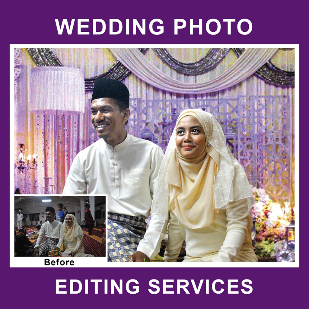 Photo Editing Services Wedding Photo l Edit Gambar Kahwin | Shopee Malaysia