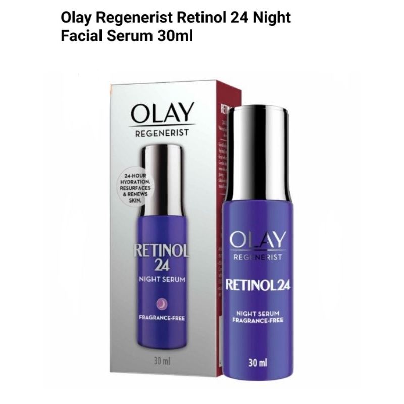 Olay Regenerist Retinol 24 Night Facial Serum Muka 30ml Face Serum ...