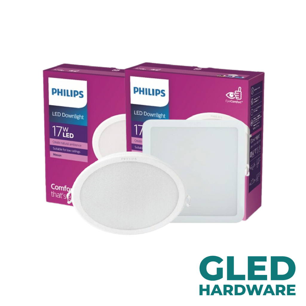 PHILIPS LED Downlight / Comfortable LED Light 17W LED MESON 1300 COOL ...