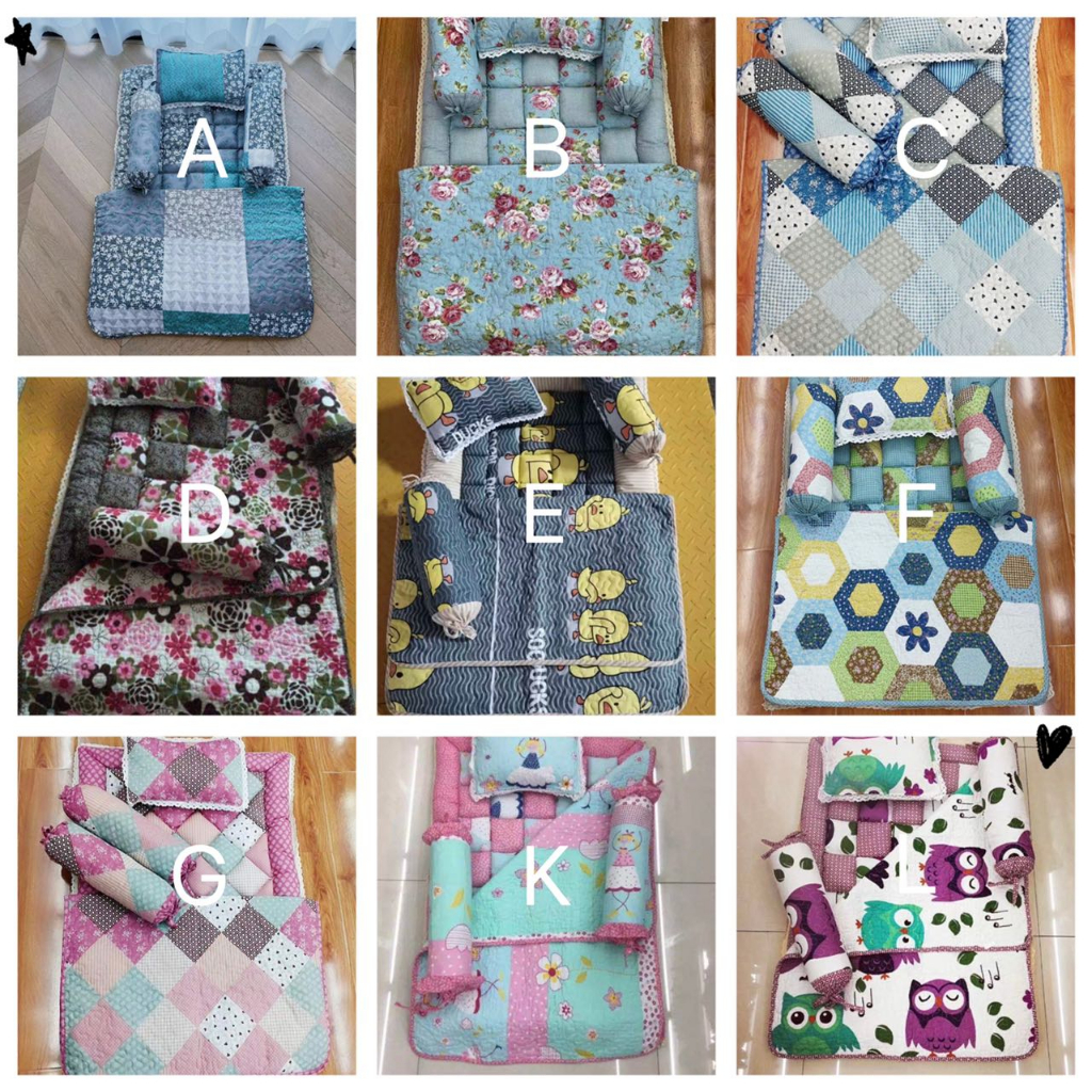 tilam baby / Toto Baby / Tilam Baby Patchwork bedsheet (5 In 1 ...