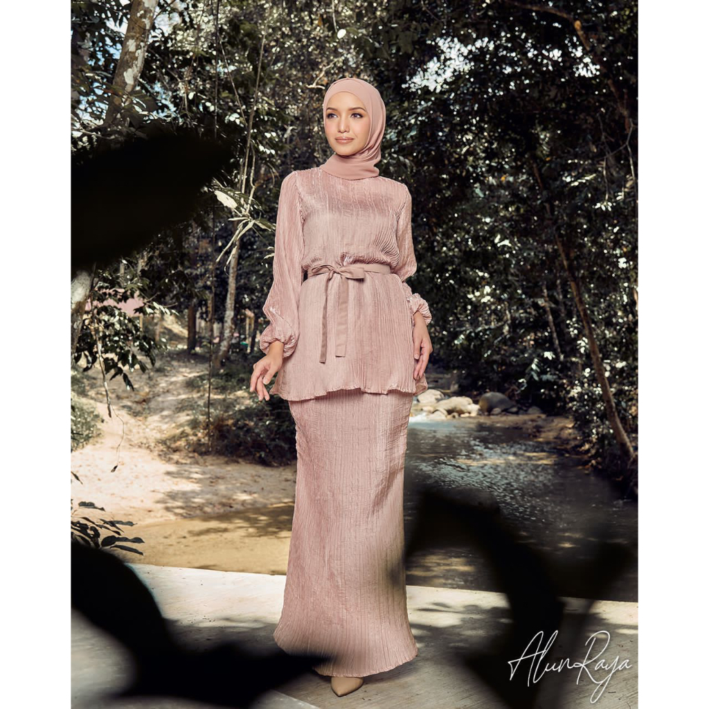 💙 BAJU KURUNG MAHRANI by Sofearose 💙 ALUN RAYA COLLECTION 2023 💙 Moroccan Pleated Satin 💙 ...