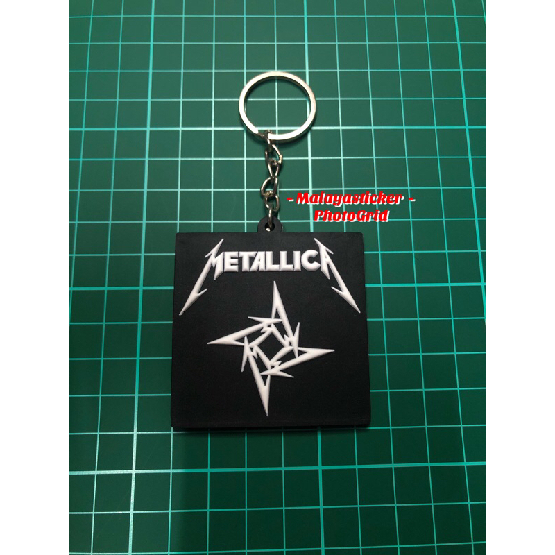 keychain getah keychain Metallica nirvana acdc black sabbath led ...