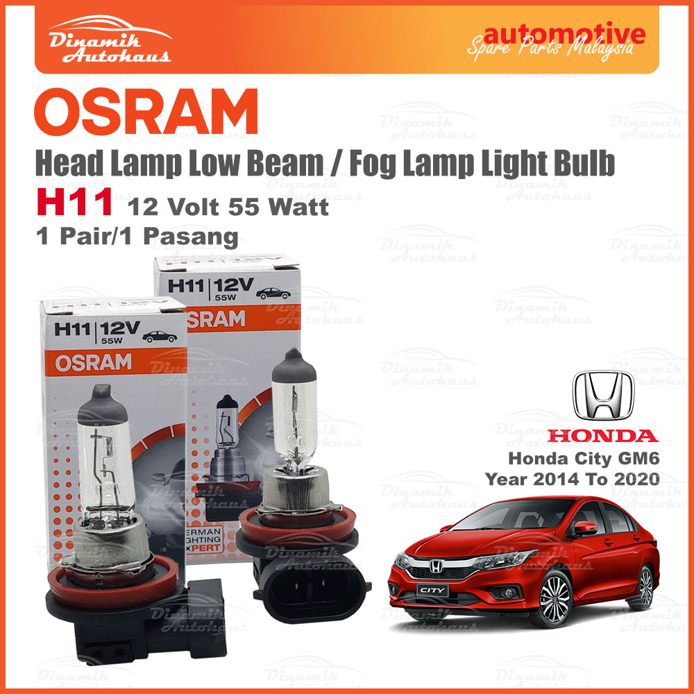 Honda City GM6 Year 2014 To 2020 Head Lamp Low Beam / Fog Lamp Halogen ...