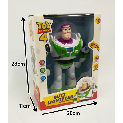 BUZZ LIGHTYEAR TOY STORY 4 - WALK AND SOUND EFFECT!! | Shopee Malaysia