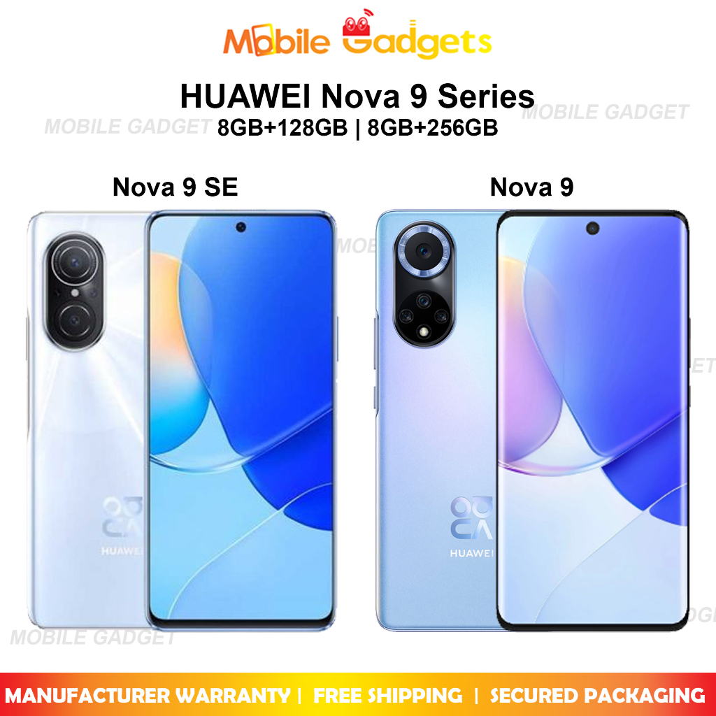 HUAWEI Nova 9 SE / Nova 9 [8GB+128GB / 8GB+256GB] | Original New Set | Shopee Malaysia