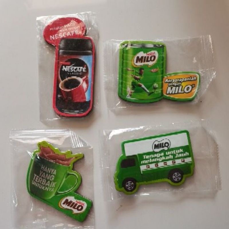 Original Nestle Milo Nescafe Fridge Magnet ,Magnet MILO Nescafe Peti ...