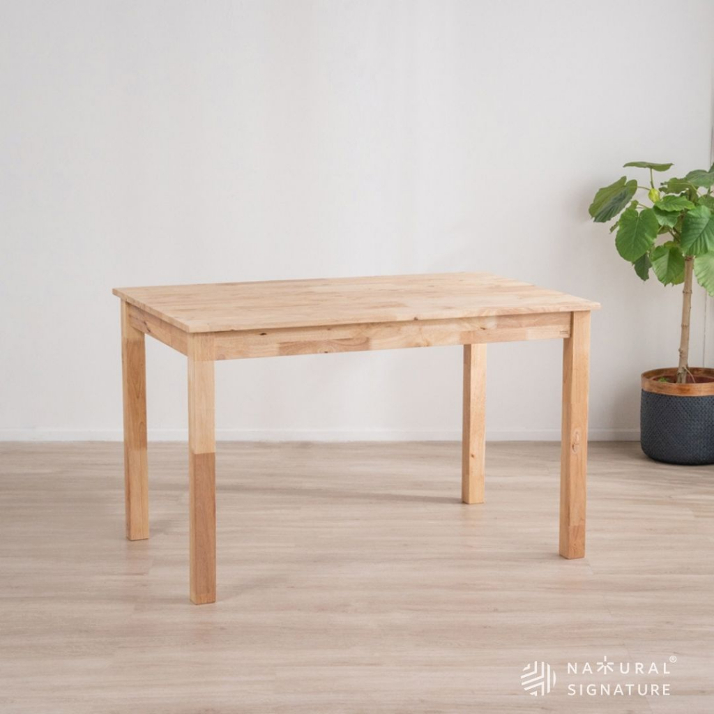 Natural signature 3891T Busan 1200 Dining Table/Solid wood/Wooden Table ...