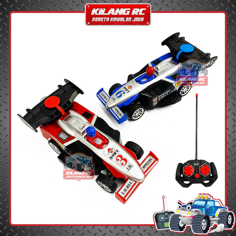F1 Formula RC Water Spray Mist Racing Car 17cm with Lights and rear ...