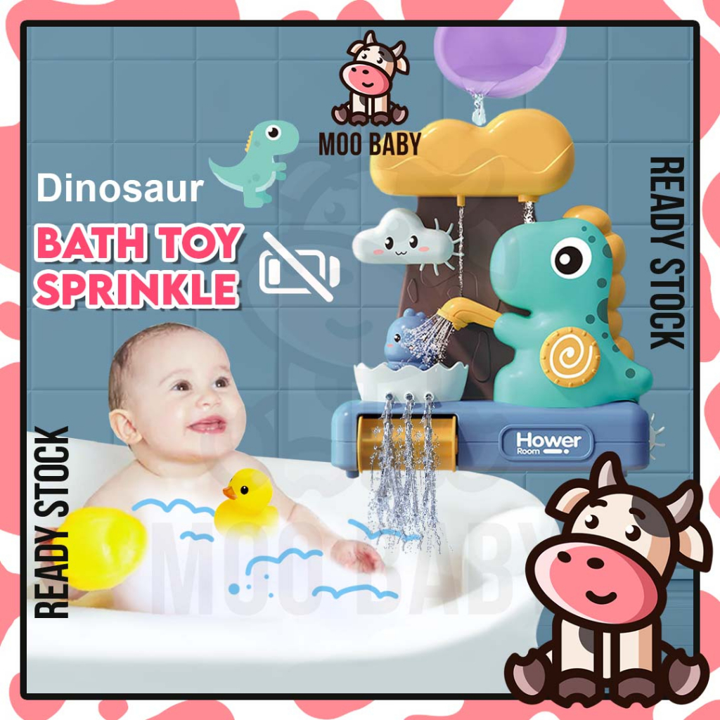 Moo Baby Toy Baby Bath Toy Sprinkle Dinosaur Baby Bath Toys for Kids ...