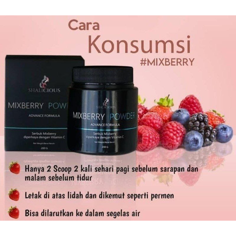SHALICIOUS MIX BERRY ADVANCE (200GRAM) | Shopee Malaysia
