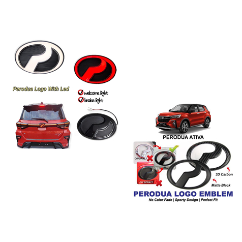 PERODUA LOGO EMBLEM LED FOR ATIVA/ALZA/MYVI/ARUZ/BEZZA | Shopee Malaysia