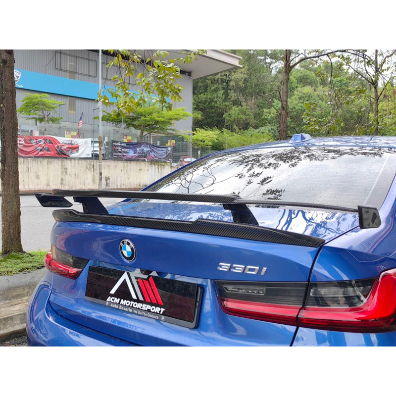 BMW G20 carbon fiber spoiler Gt mp | Shopee Malaysia